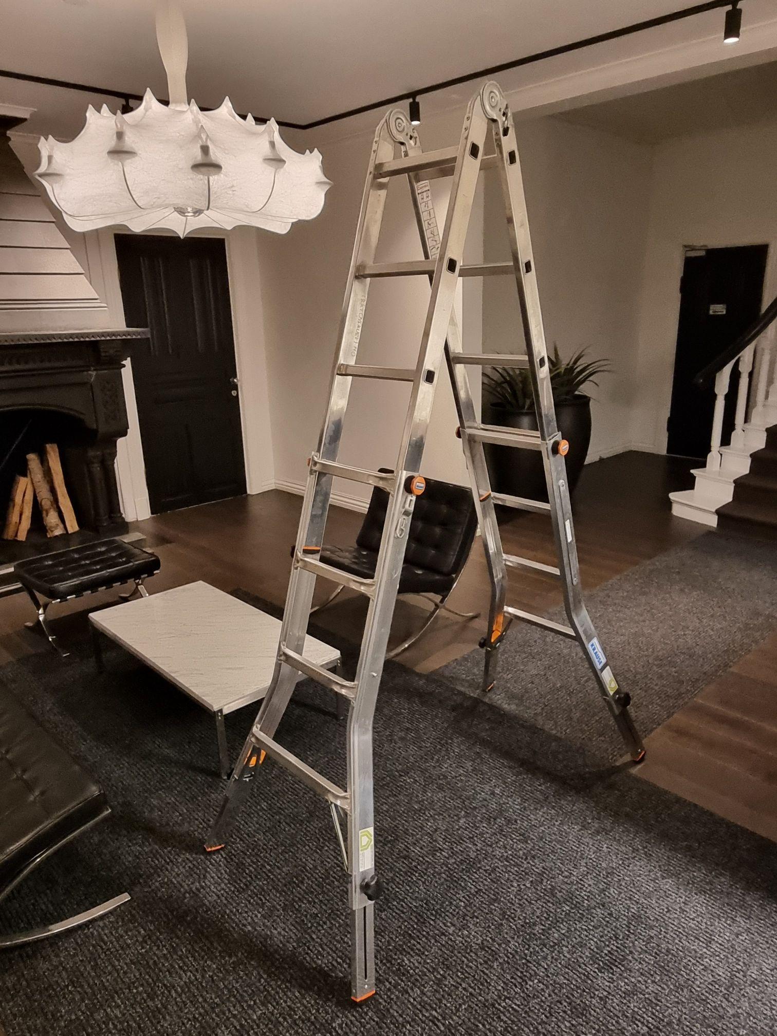 trappestige , gardintrapp , stige til trapp , teleskopstige ...