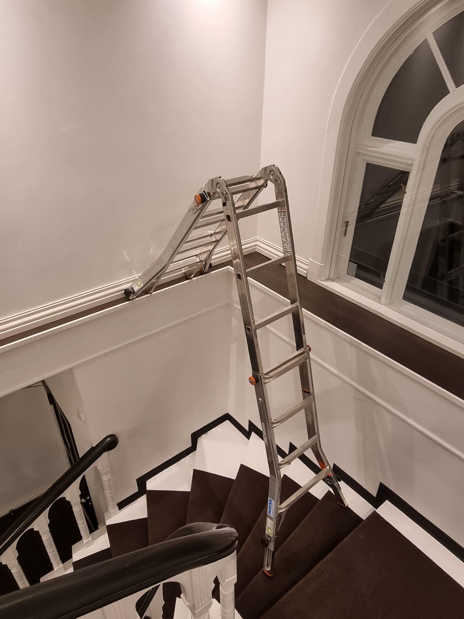 trappestige , gardintrapp , stige til trapp , teleskopstige ...