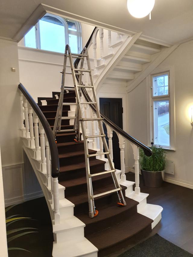 trappestige , gardintrapp , stige til trapp , teleskopstige ...