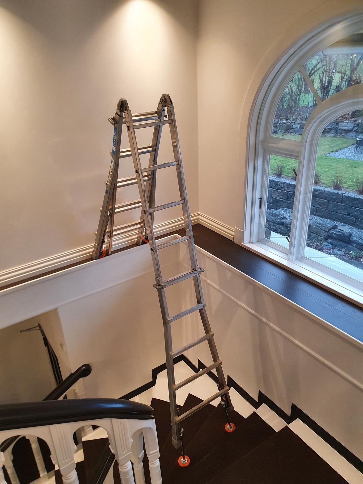 trappestige , gardintrapp , stige til trapp , teleskopstige ...