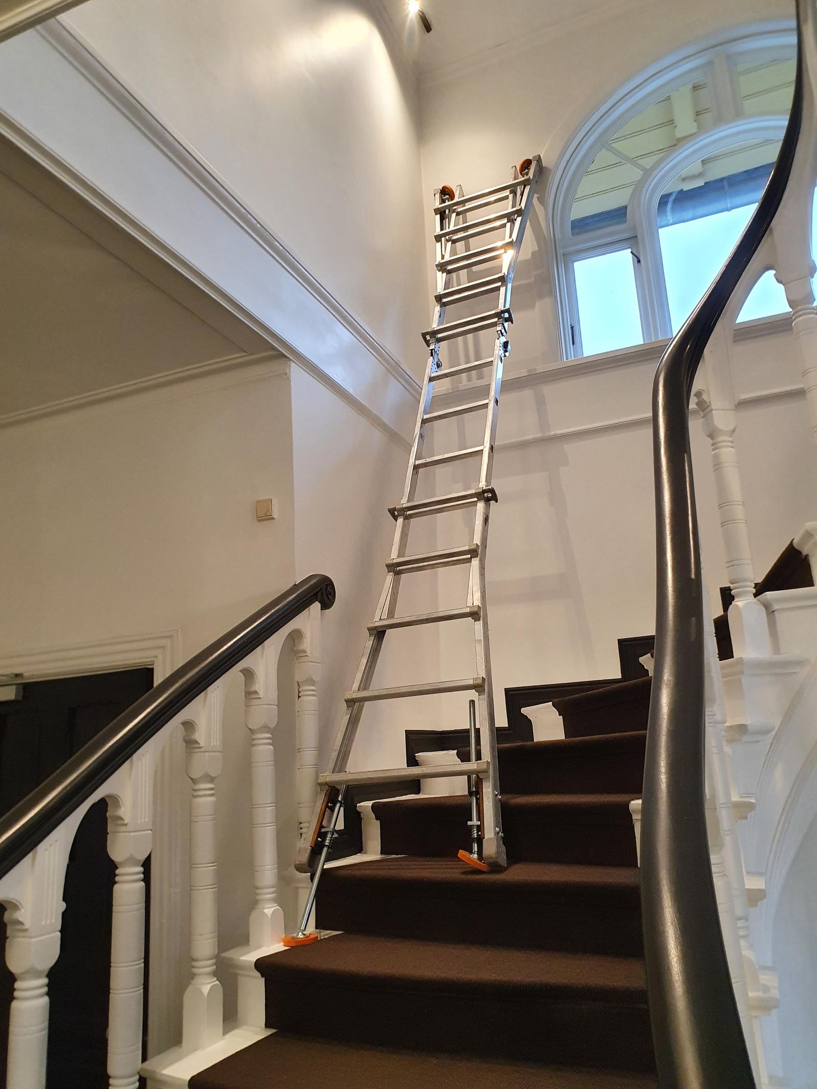 trappestige , gardintrapp , stige til trapp , teleskopstige ...